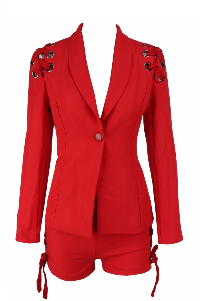 Sexy Open Back Metal Rings Cut Out Two-Pieces Mini Dress – Verkadi