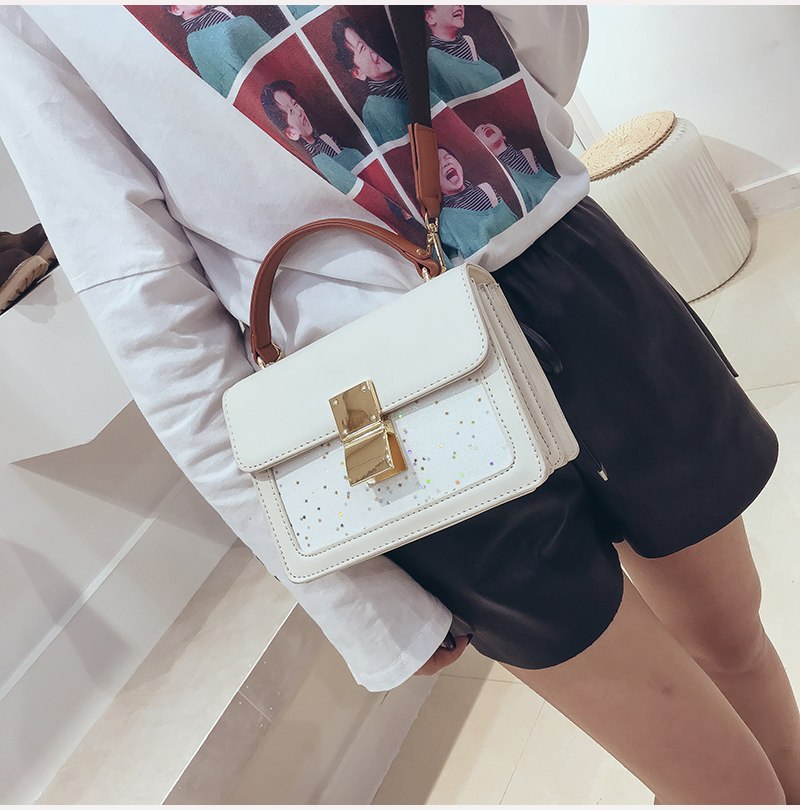 New Fashion Sequins Casual Small Side Shoulder Handbag