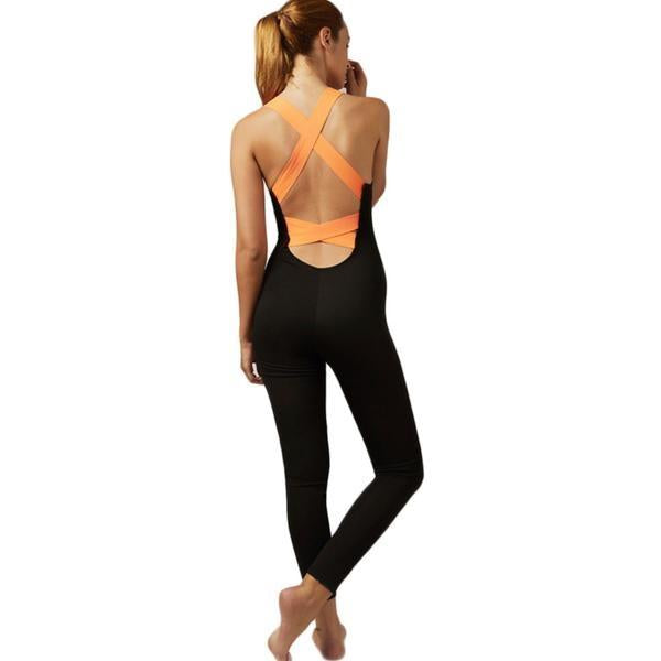Sexy Backless One-piece Gym Sportswear Yoga Set – Verkadi