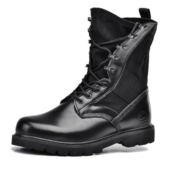 Leather Military Style Tactical Boots