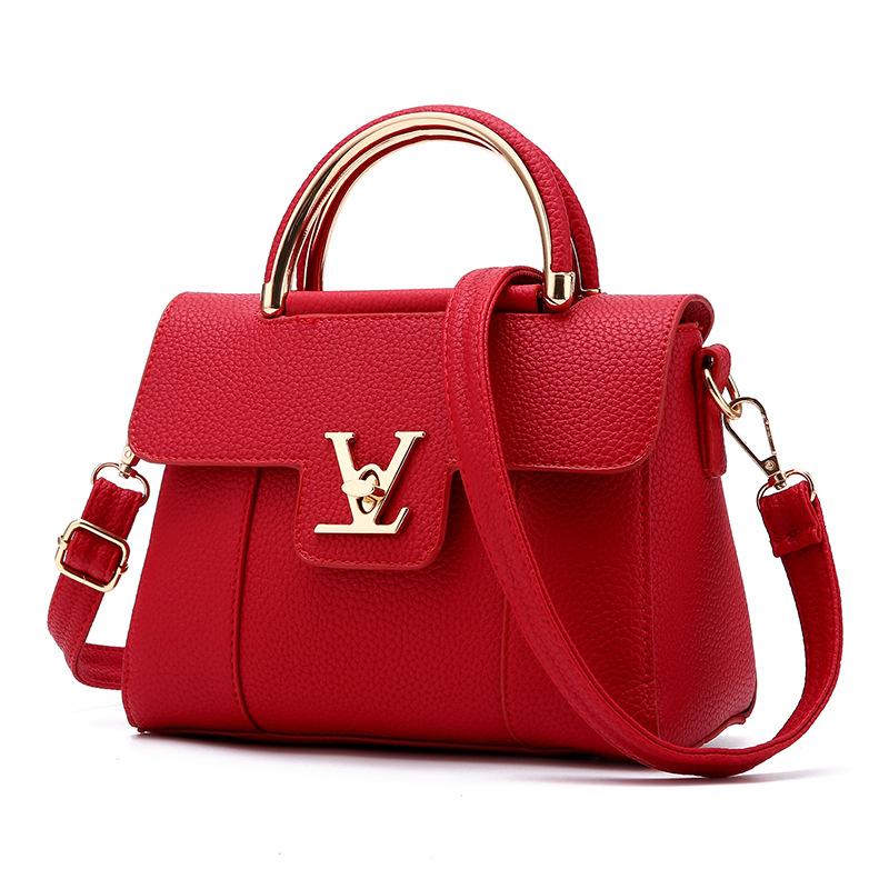 Flap V Women's Leather Handbag – Verkadi