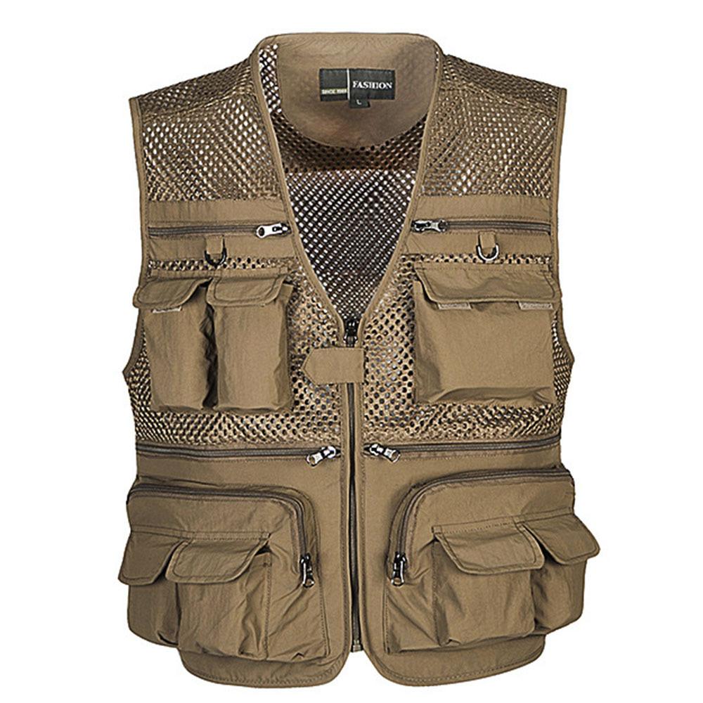 Casual Multi-Pockets Mesh Vest – Verkadi
