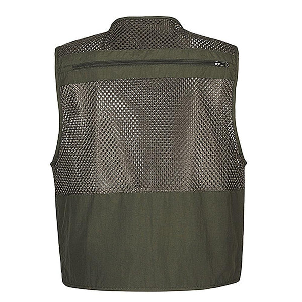 Casual Multi-Pockets Mesh Vest – Verkadi