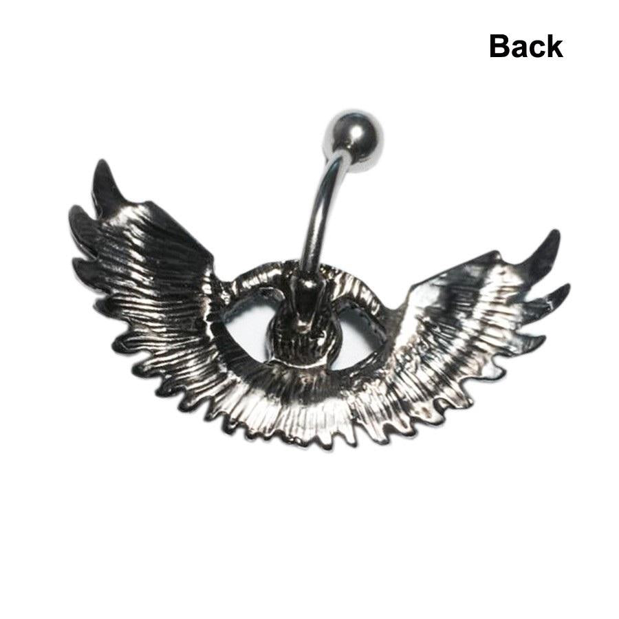 Eye Angel Wing Navel Piercing Belly Button Ring