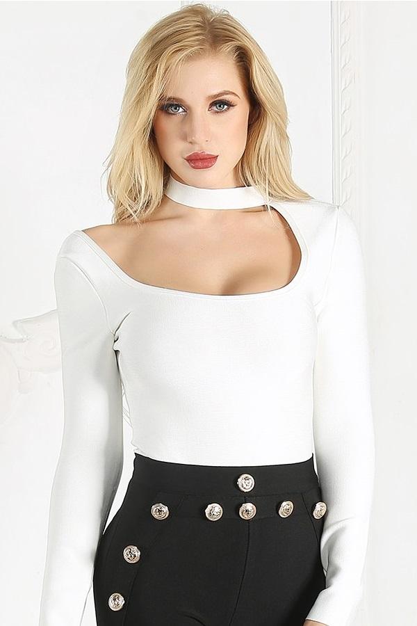 Classy Backless Hollow Out Bodysuits Rompers | Verkadi – Verkadi