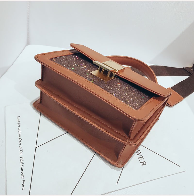 New Fashion Sequins Casual Small Side Shoulder Handbag