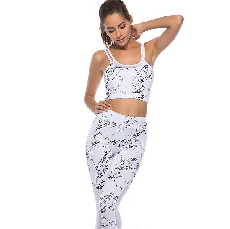 Casual Mesh Fitness Women Sportswear Yoga Set – Verkadi
