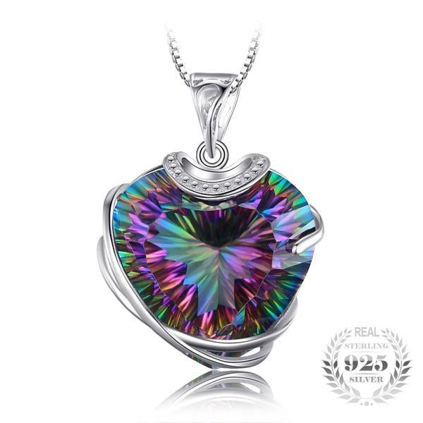 Rainbow Fire Mystic Topaz Pendant