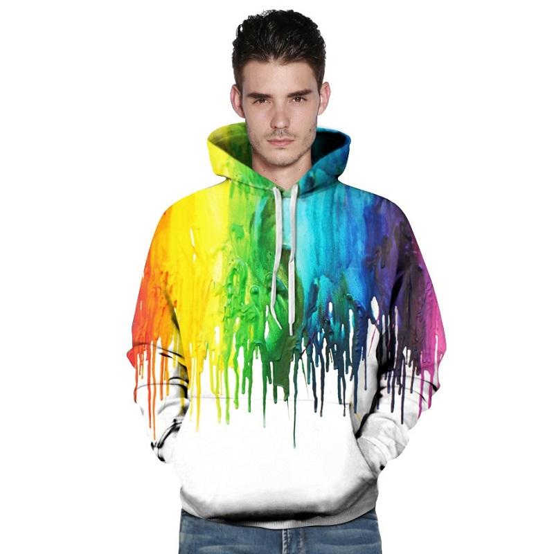Hip Hop Street Wear Splash Paint Unisex Hoodie Sweatshirt – Verkadi