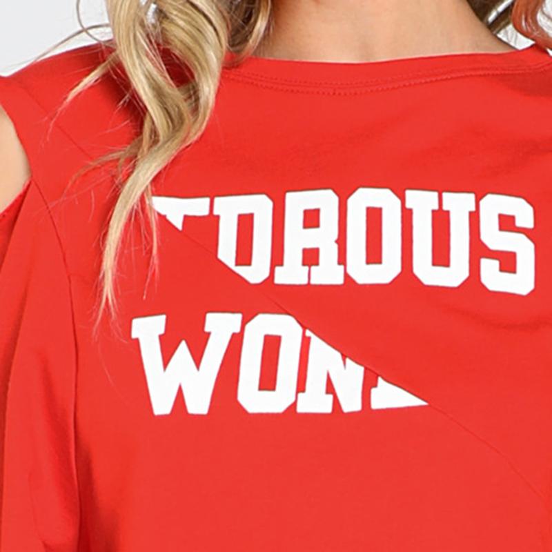 Open Shoulder Raw Edge Cut Casual Top – Verkadi