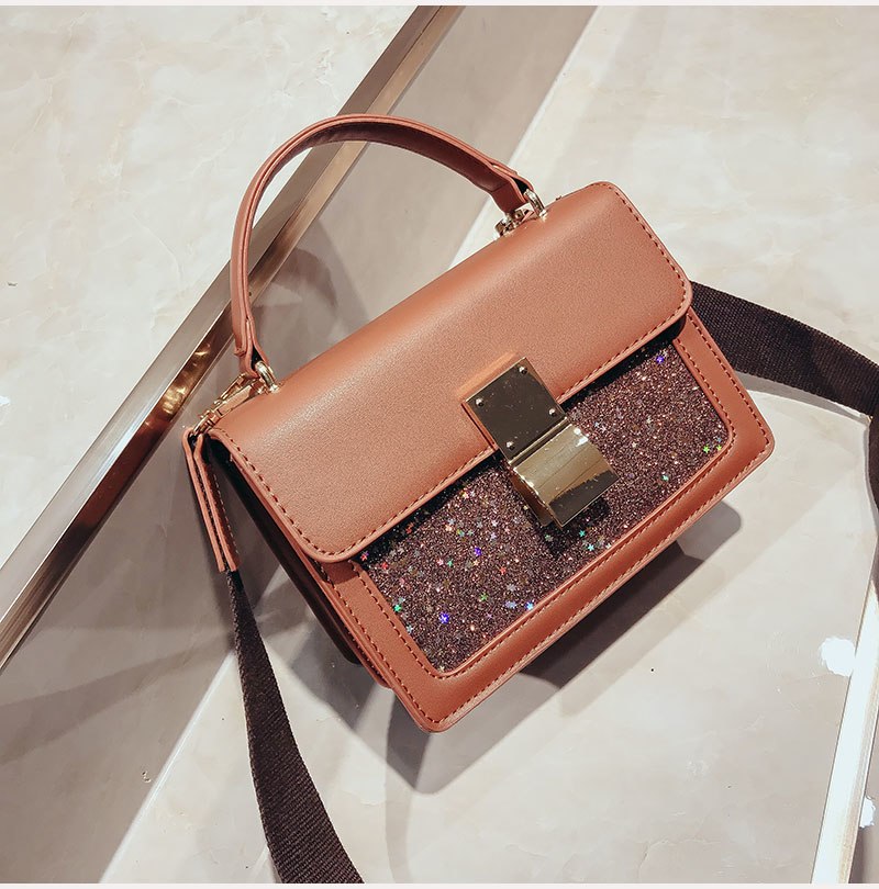 New Fashion Sequins Casual Small Side Shoulder Handbag