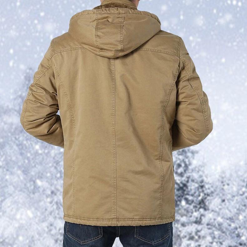 Smart Multi-Pockets Hooded Men Cotton Winter Jacket – Verkadi
