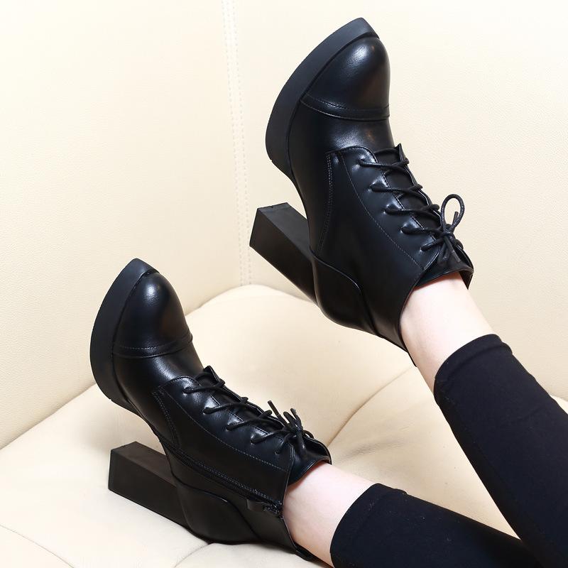 Square Chunky Heel Round Toe Designer Ankle Boots – Verkadi