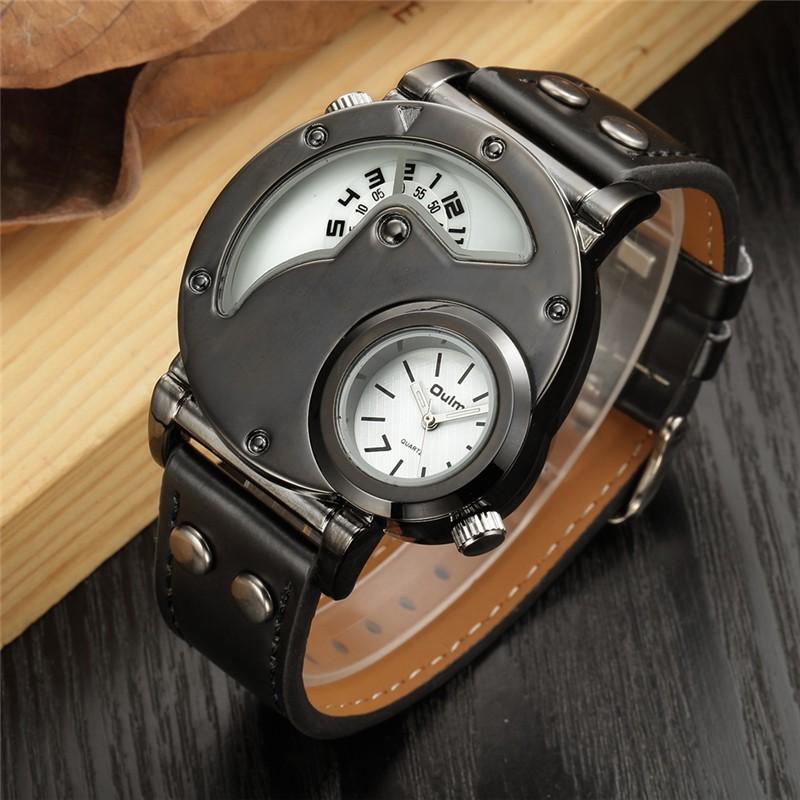 Military Style Dual Time Quartz Watch