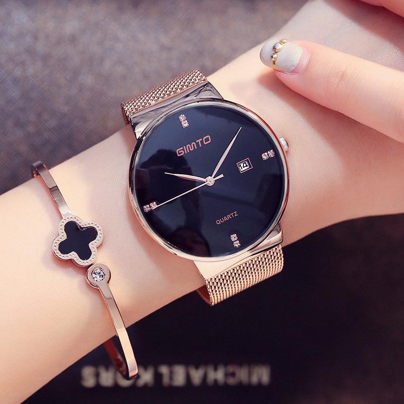 Elegant Quartz Waterproof Wristwatch