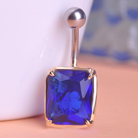 Light Rhinestone Gothic Navel Piercing Belly Button Ring – Verkadi