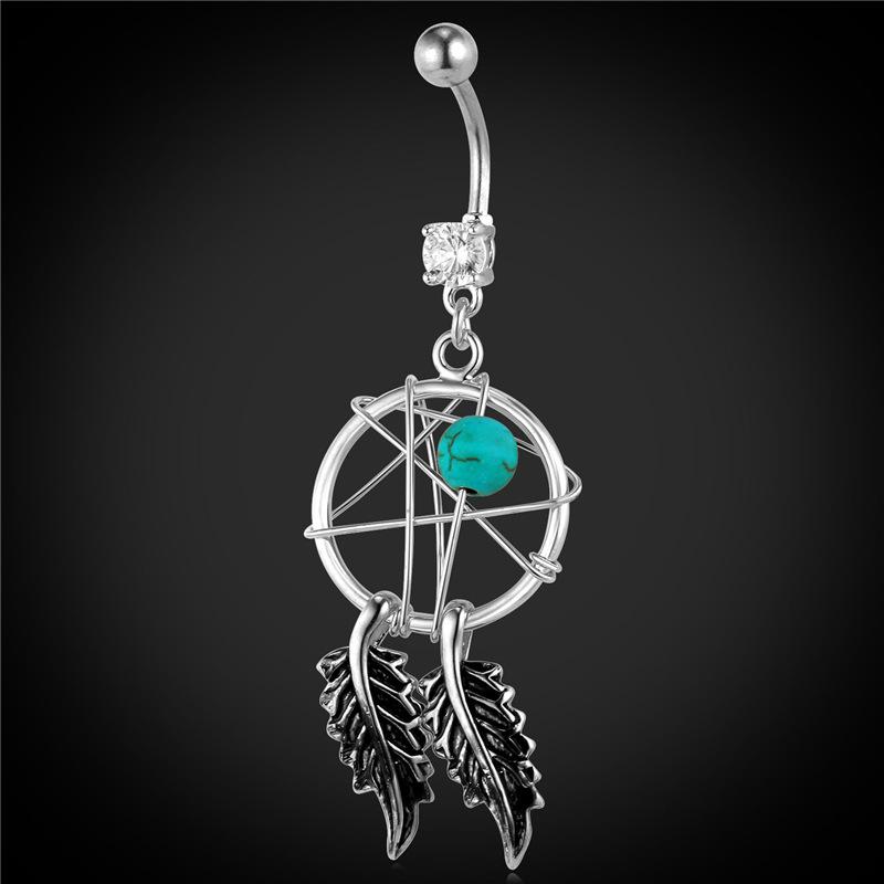 Native Style Dream Catcher Belly Button Ring – Verkadi