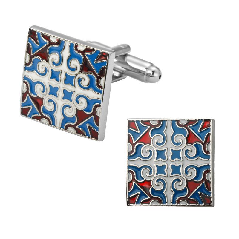Vintage Designer Colorful Men Cuff Links – Verkadi