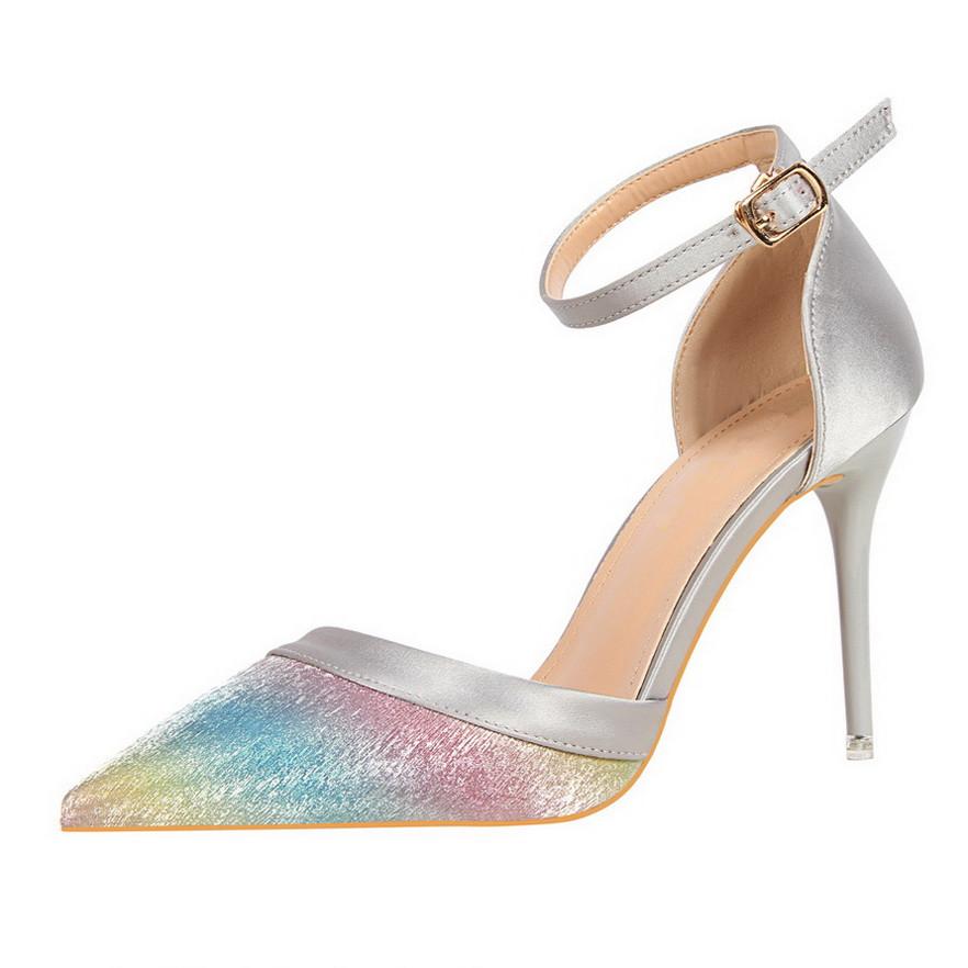 Ankle Strap Multi Color Pump Sandals – Verkadi
