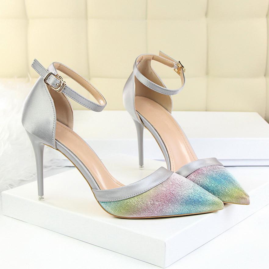 Ankle Strap Multi Color Pump Sandals – Verkadi