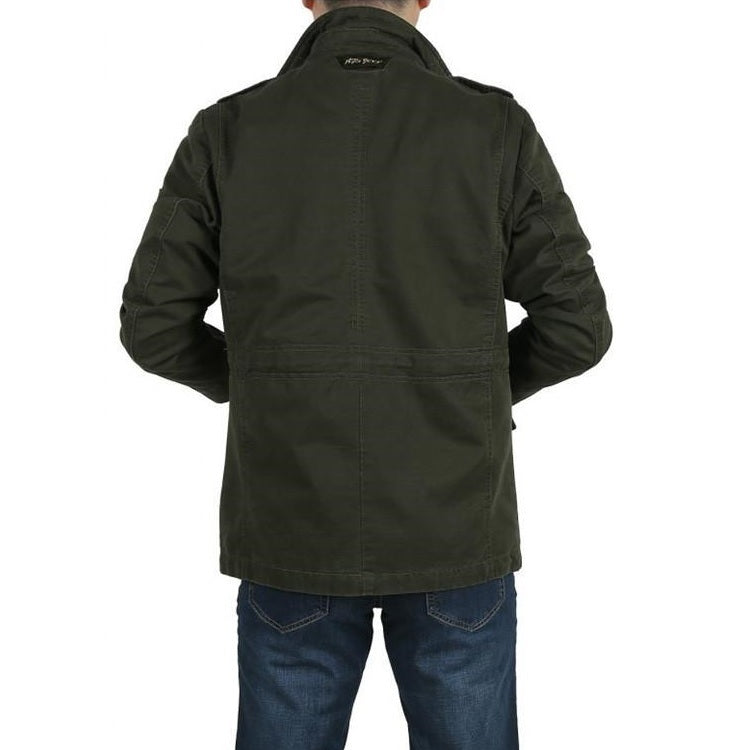 Smart Multi-Pockets Military Style Men Cotton Jacket